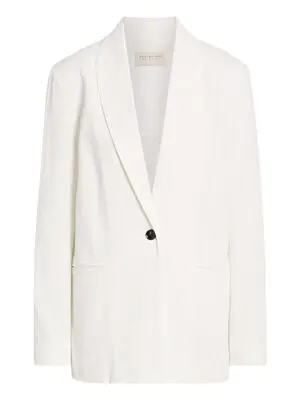 Bec & Bridge Cotton-tweed Blazer - Ivory