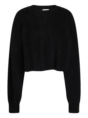 LE KASHA Jude Cropped Cable-Knit Cashmere Sweater