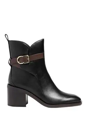 3.1 Phillip Lim Alexa Leather Ankle Boots - Black