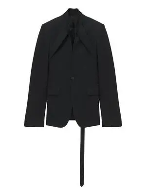 Alexander McQueen Wool Deconstructed Blazer - Black