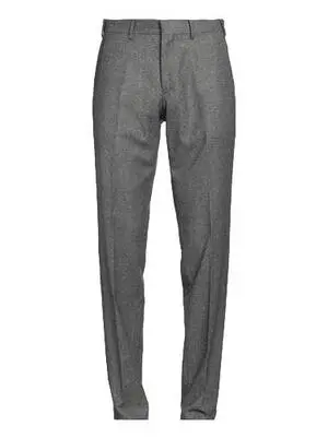LARDINI Casual Wool-cashmere Houndstooth Pants - Grey