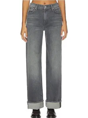 MOTHER The Dodger Skimp Cuff Jeans - Grey