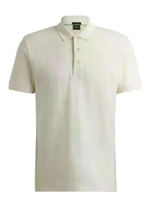 BOSS Logo-print Polo Shirt - Neutrals