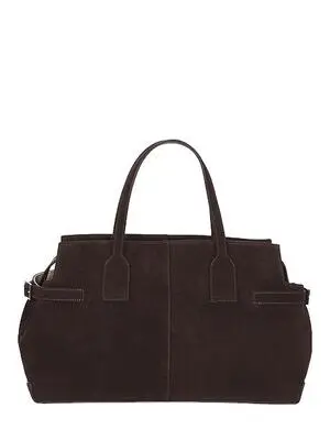 FLATTERED Lisa Bowler Bag - Suede Chocolate