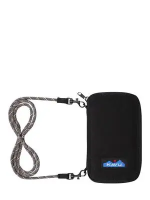 KAVU Go Time Cross Body Wallet - Black