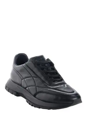 Givenchy Quilted Leather Trainer Sneakers - Black
