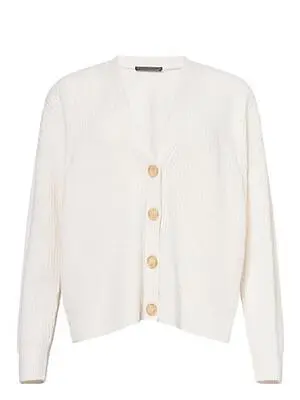Jenni Kayne Cocoon V-neck Cashmere Cardigan - Cardigan Ivory