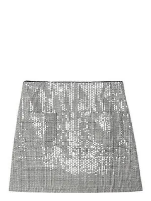 Zadig&Voltaire Sequin-embellished High-rise Mini Skirt - Black