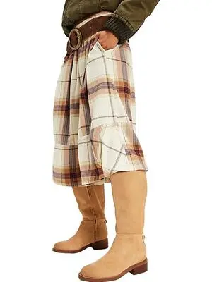 Sam Edelman Milla Wide Calf Tall Boots - Cyprus Tan