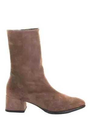 LORENZO MASIERO Suede Ankle Boots