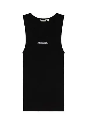 Aimé Leon Dore Embroidered Logo Tank Top - Black