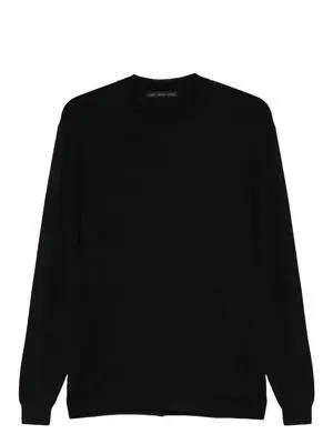 LOW BRAND Crew-neck Sweater - Black