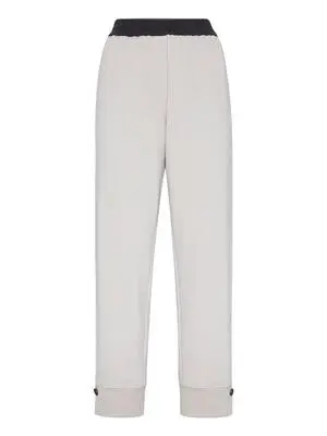 Brunello Cucinelli French Terry Cotton Sweatpants - Beige