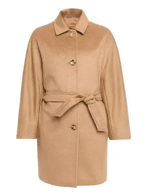 Max Mara Filato Hair Coat - Camel