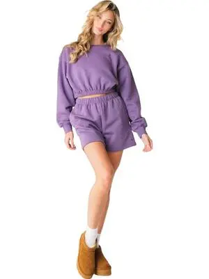 VITALITY Cozy Crop Crew - Violet