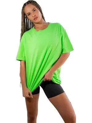 VITALITY Retro Uni Tee Neon Green