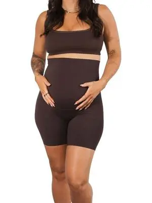 VITALITY Cloud Ii Maternity Rider Short Espresso