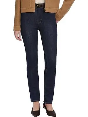 FRAME The Pencil High Rise Slim Straight Jeans - Rinse