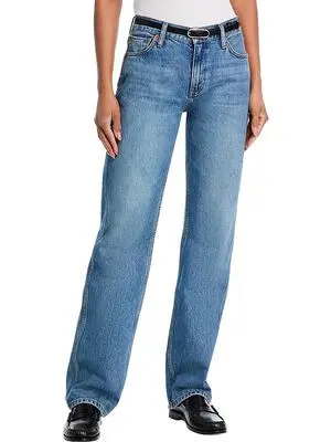 RE/DONE 90s Mid-rise Loose Fit Straight Jeans - Medium Vain