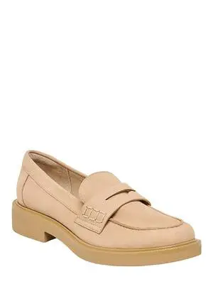 Dolce Vita Tiggy Loafer Flats - Sand Nubuck