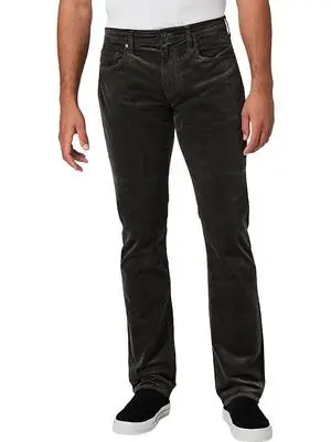 Paige Federal Slim Straight Leg Corduroy Jeans - Dark Iron