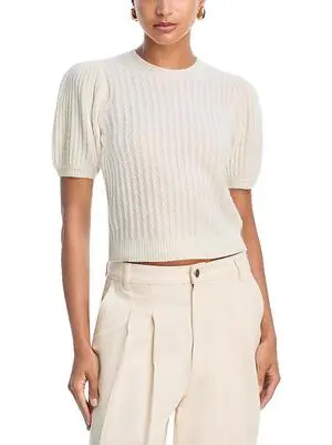 Paige Lucerne Cashmere Sweater Top - Ivory