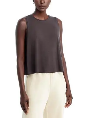 Eileen Fisher Jersey Sleeveless Top - Espresso