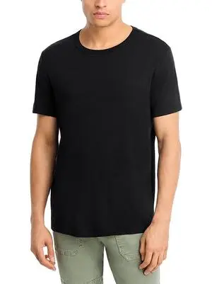 Marine Layer Signature Crewneck Solid Tee - Black