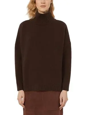 Max Mara Borgia Wool Sweater - Chocolate