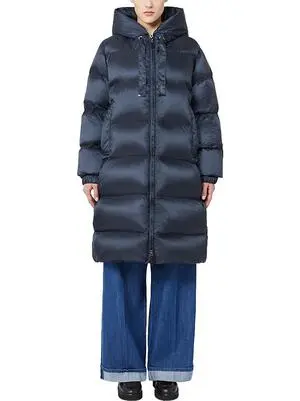 Max Mara Sei Quilted Coat - Midnight Blue