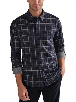 RHONE Hardy Flannel Shirt - Fatigue Green