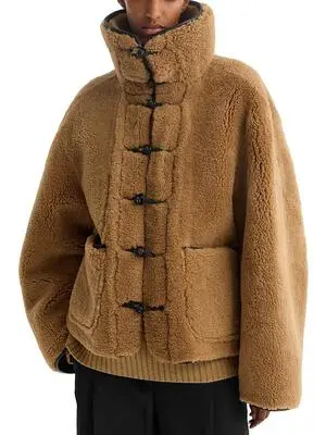 RÓHE Shearling Coat - Cognac