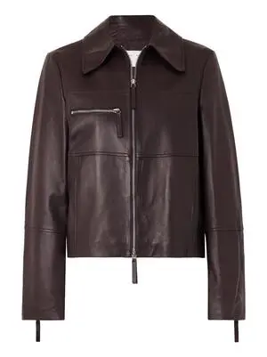 Proenza Schouler White Label Annabel Leather Jacket - Brown