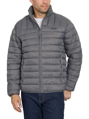 IZOD Classic Puffer Jacket Grey