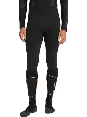 Falke Wool Tech 3/4 Base Layer Bottom - Black