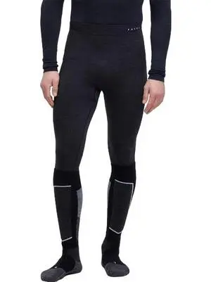 Falke Wool Tech Long Base Layer Bottom - Black