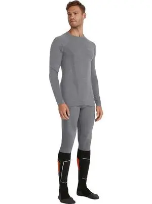 Falke Wool Tech Base Layer Top Grey-heather