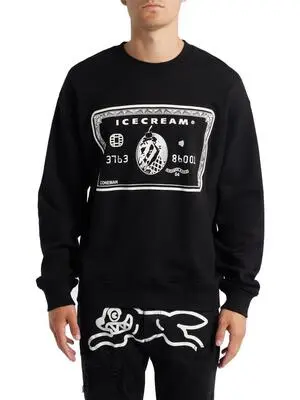 ICECREAM ICECREAM Card Cotton Graphic Sweatshirt