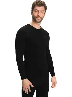 Falke Maximum Warm Base Layer Top - Black