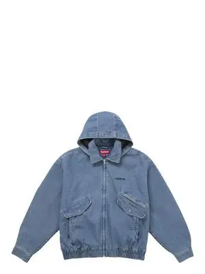 Supreme Hooded Utility Jacket - Denim