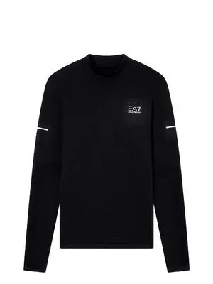 Emporio Armani Ea7 Dynamic Athlete Long-sleeved Jumper - Black