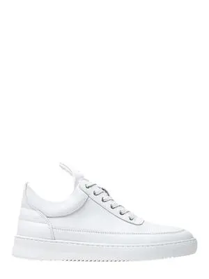 Filling Pieces Low Top Ripple Nappa Leather Sneakers - White