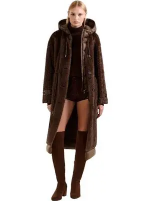 Rudsak Oriana Faux Fur Coat - Brown