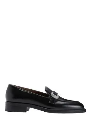 GIUSEPPE ZANOTTI Mylena Leather Loafers - Black