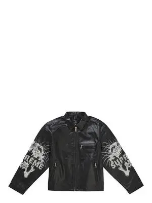 Supreme Y's Yohji Yamamoto Leather Jacket - Black
