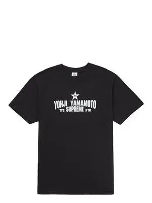 Supreme Y's By Yohji Yamamoto Star Tee Shirt Black
