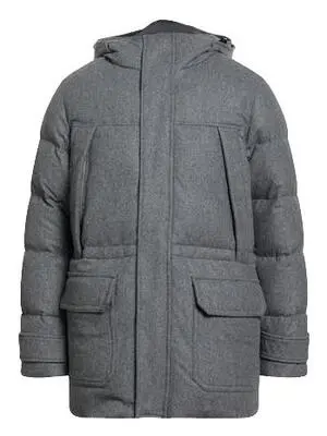 Montedoro Puffer Virgin Wool Down Jacket - Grey