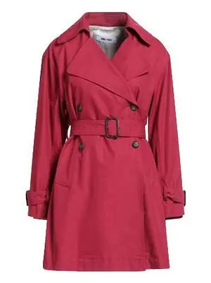 ANNIE PARIS Garnet Cotton Trench Coat - Red