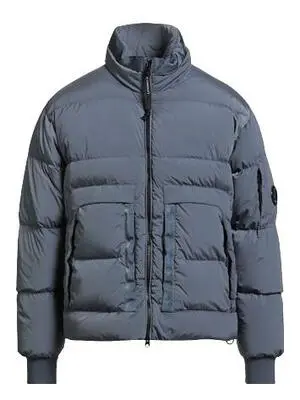 C.P. COMPANY Puffer Military Jacket - Blue