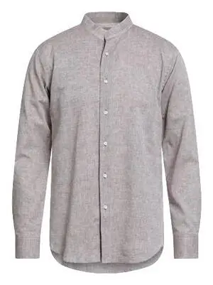BAGUTTA Shirt Sky Size Linen, Cotton - Grey
